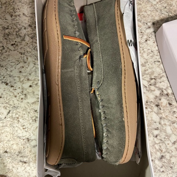 Minnie Tonka | Shoes | Minnie Tonka Sheep Skin Hard Sole Moc Grey ...